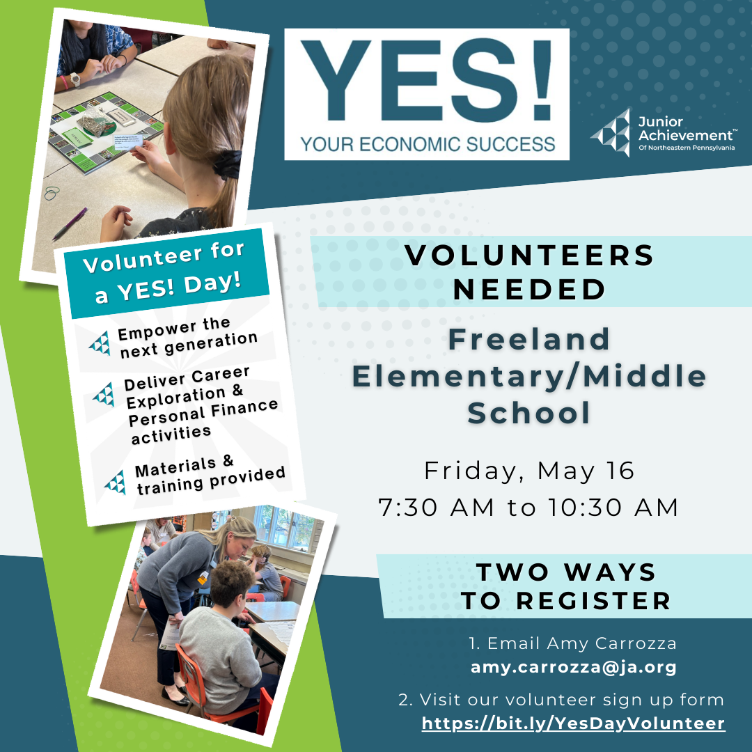 YES! Day at Freeland Elementary/Middle School | Junior Achievement of ...
